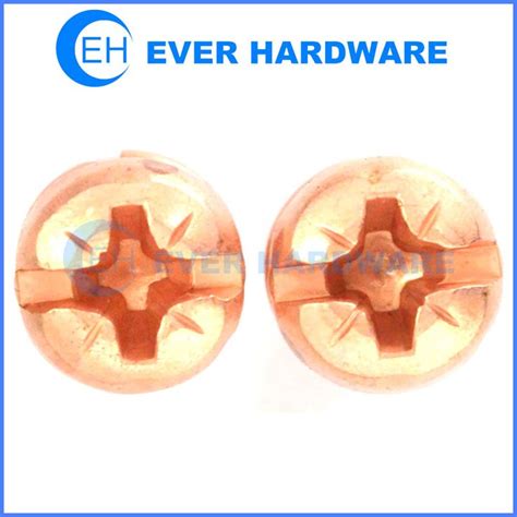 Jis Screw Cross Slotted Head Copper Fasteners