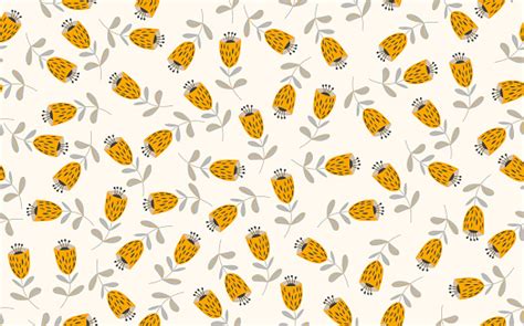 전통적인 민속 예술 장식을 기반으로 매끄러운 꽃 무늬 밝은 배경에 화려한 꽃 스칸디나비아 스타일 스웨덴 북유럽 스타일 벡터 그림입니다 심플한 미니멀패턴 계절에 대한 스톡