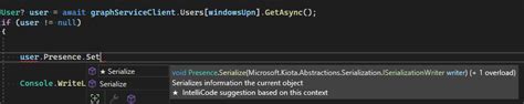 C Microsoft Teams GraphAPI Missing SetStatusMessage Stack Overflow