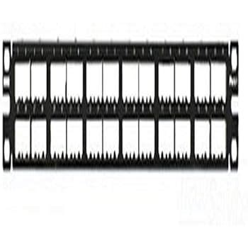 Panduit CPP HDEWBL Port Flat High Density Enhanced Labeling Patch Panel Black Circuit