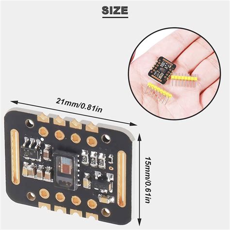 Snapklik Com DAOKAI MAX30102 Heart Rate Sensor Module Pulse Detection Blood Oxygen