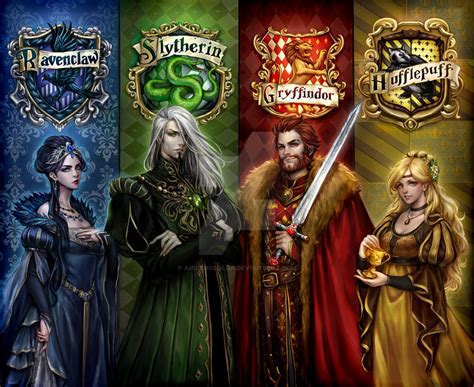 Hogwarts Founders By Aireenscolor On Deviantart