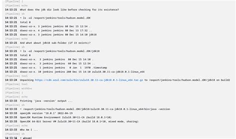 Job Stuck On Unpacking Global Jdk Tool Ask A Question Jenkins