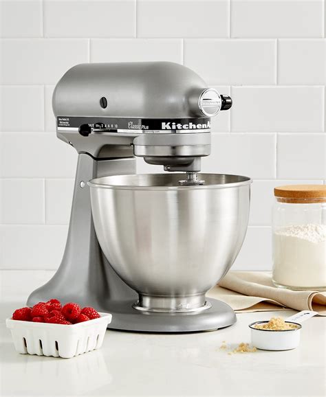 Macys Kitchenaid 4 5 Qt Classic Plus Stand Mixer Only 190 Reg