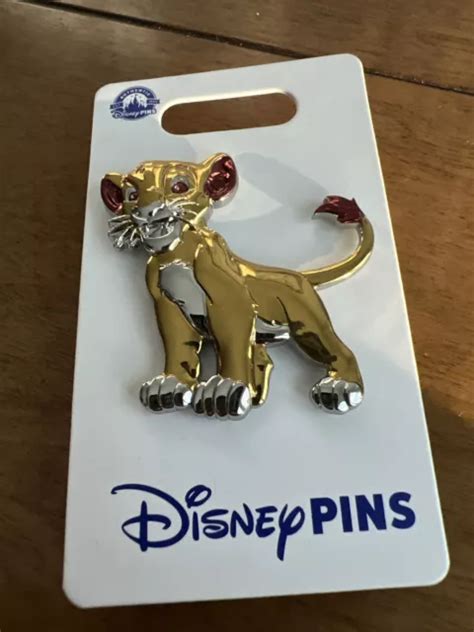 Disney 3d Sculpted Shine Lion King Simba 2024 Pin Oe New In Hand £760