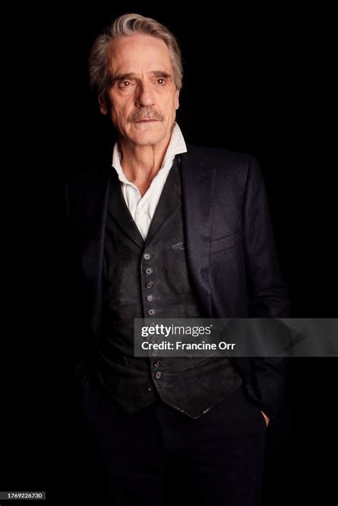 Actor Jeremy Irons Is Photographed For Los Angeles Times On January