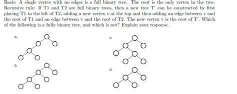 Answered Basis A Single Vertex With No Edges Is Bartleby