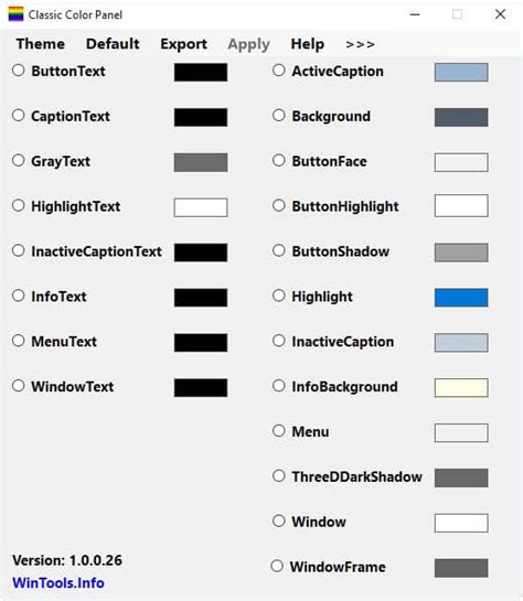 Customize Colors In Windows Using Classic Color Panel GHacks Tech News