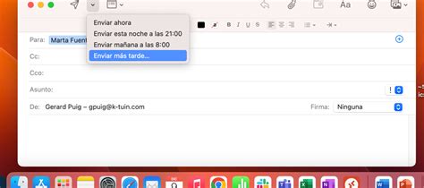 Programar El Envío De E Mails En Mac K Tuin