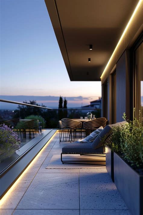23 Modern Exterior Balcony Lighting Ideas Balcony Lighting Garden
