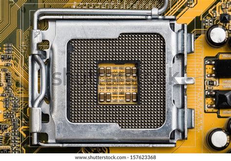 Empty Cpu Processor Socket On Computer Stock Photo Shutterstock