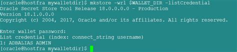 Connect To Oracle Autonomous Database Using Secure External Password Store Seps Database