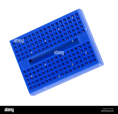 Mini Solderless Prototype Breadboard Isolated Stock Photo Alamy