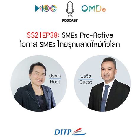 [เจาะตลาดการค้ากับ Ditp] Ss2 I Ep38 “smes Pro Active โอกาส Smes ไทยรุกตลาดใหม่ทั่วโลก” ติดปีก