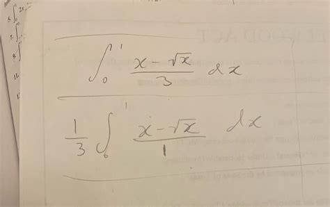 Is It Ok To Factor Out 1 3 When Setting Up This Integral R Calculus