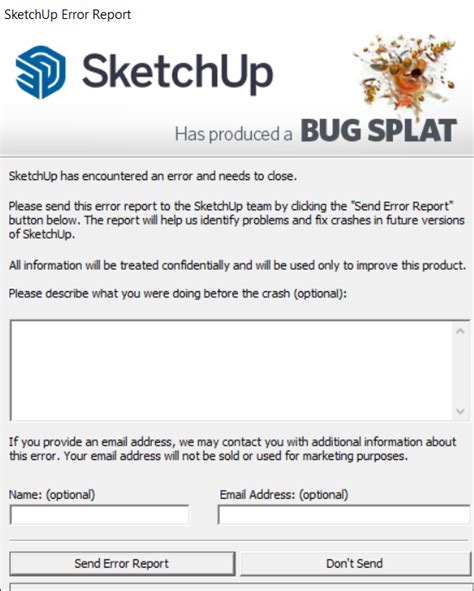 Sketchup Has Error Sketchup Sketchup Community