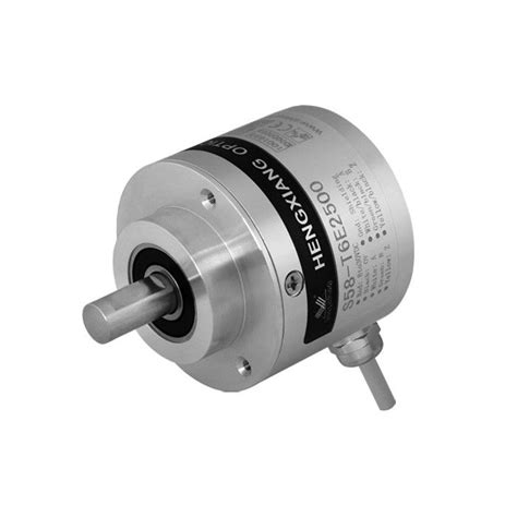 s58 push pull high resolution rotary encoder 10000 pules with alarm sensing