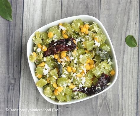Celery Poriyal Celery Thoran Traditionally Modern Food