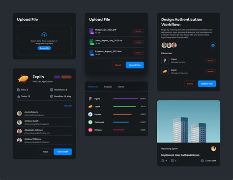 Task Management Ui Kit Series 1 Behance