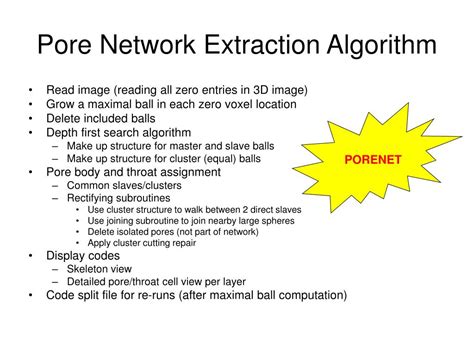 Ppt Pore Network Modelling For Carbonates Using Pore Space Images An Integrated Workflow