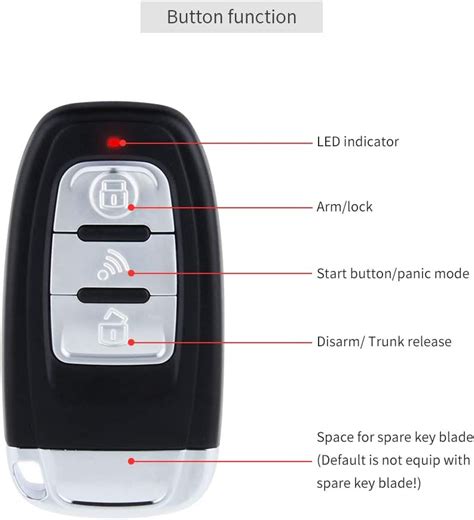Buy EASYGUARD EC003 Smart Key PKE Passive Keyless Entry Car Alarm System Push Start Button