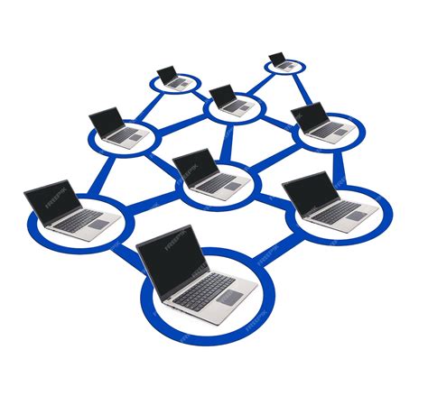 Premium Photo Digital Composite Image Of Laptops On Network Server Symbol Against White Background Premium Photo Digital Composite Image Of Laptops On Network Server Symbol Against White Background