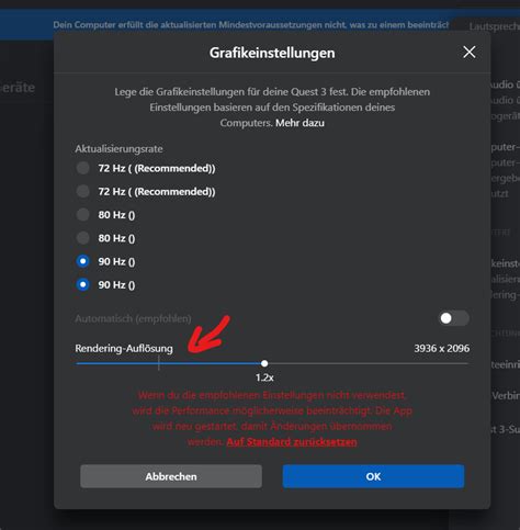 which rendering resolution should i set for the best image in the
