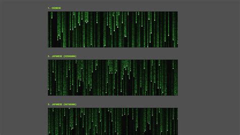 Code Rain Javascript Matrix Effect By Creativetier Codecanyon