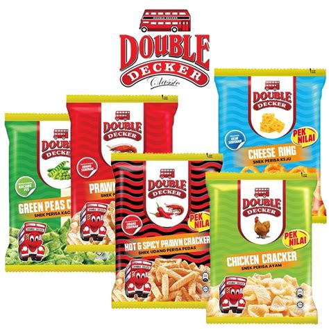 Double Decker Crackers Snack 70g Shopee Singapore