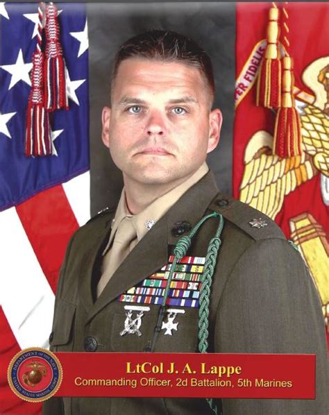 Ltcol Jay A Lappe 1st Marine Division Leaders