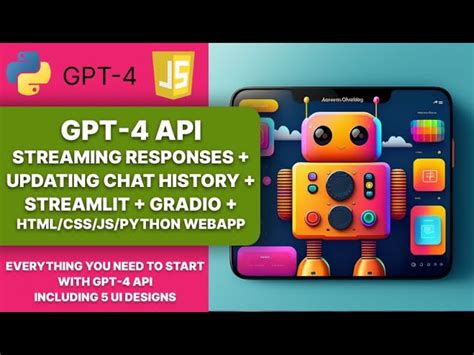 Free Video Gpt 4 Api With Streaming Responses Chat History Streamlit