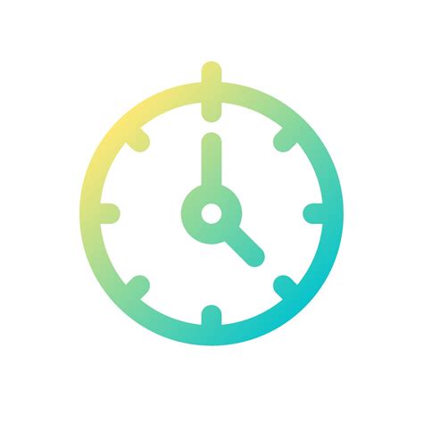 Stopwatch Pixel Perfect Gradient Linear Ui Icon Time Management Skills Measure Software Line