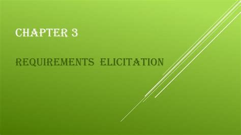 Software Requirement Engineering Chap 3 Pptx