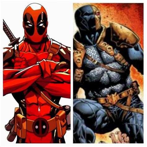 Wade Wilson Vs Slade Wilson Deadpool Vs Death Stroke This One Is