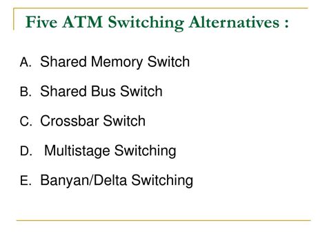 ppt atm asynchronous transfer mode switching group 1 powerpoint