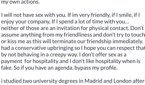 I Saw This Statement In A Girls Profile Is It Common That A Male Host