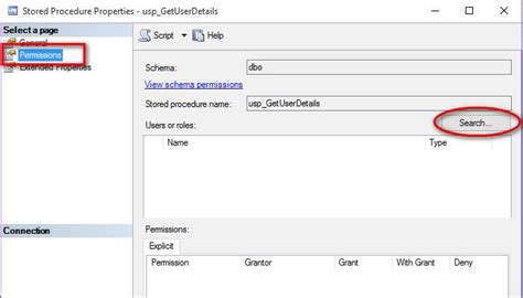 Grant Execute Or View Permission To Stored Procedures In Sql Server Sql Dba School
