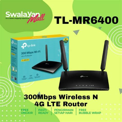 Jual Tp Link Tl Mr6400 Wireless N 4g Lte Router Wifi Modem Mifi Tp Link