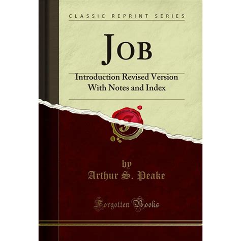 Job Introduction Revised Version With Notes And Index Classic Reprint 9781331722465 On Ebid