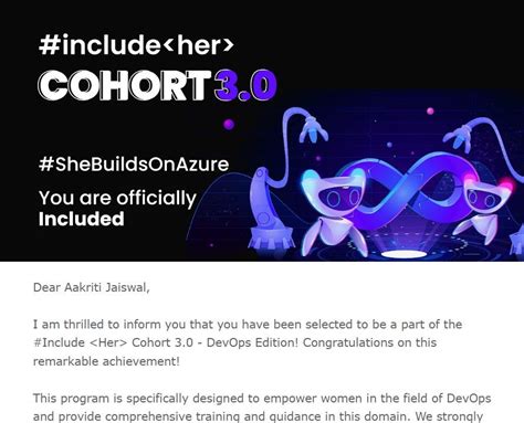 Aakriti Jaiswal On Linkedin Include Azure Shebuildsonazure Azdevindia Devops