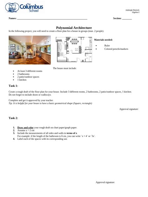 Polynomial Architecture Pdf Area Mathematics