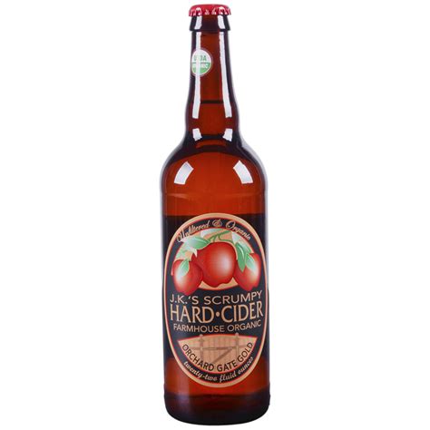 Jk Scrumpy Organic Cider 22 Oz Bottle Applejack