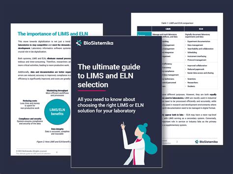 LIMS And ELN Consulting BioSistemika