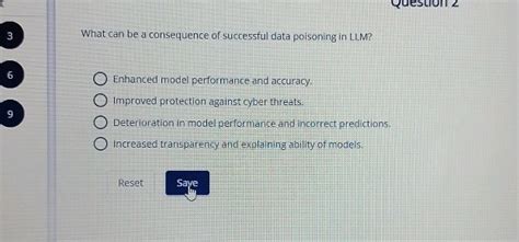 What Can Be A Consequence Of Successful Data Poisoning In Llm Enhanced