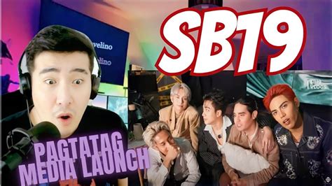 Reaction Sb19 Sb19 Vlogs Pagtatag Media Launch Youtube