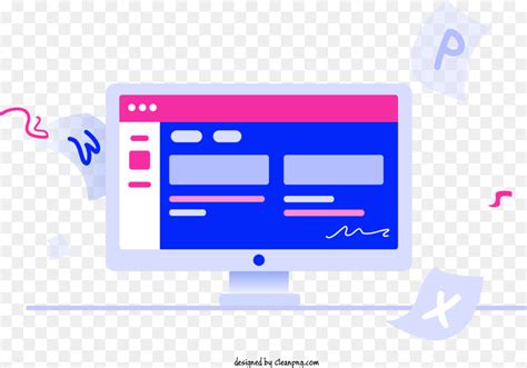 Falling Papers On Computer Screen Writing In Progress Png Download