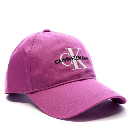 Casquette Violette Femme Calvin Klein Jeans Monogram Espace Des Marques