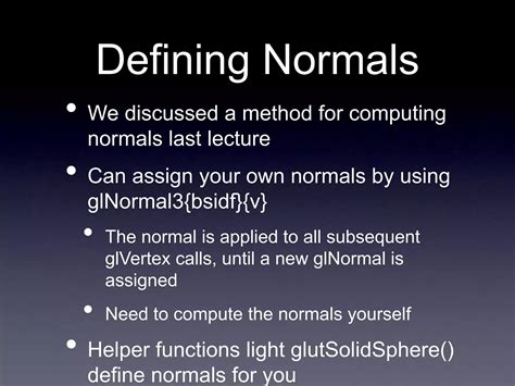 Lighting And Shading In Opengl Non Photorealistic Renderingppt