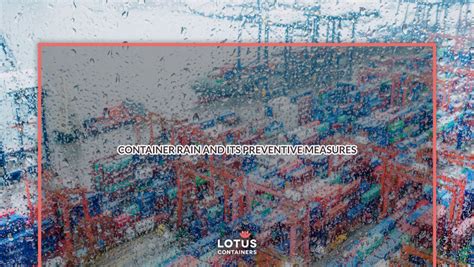 ways to prevent container rain lotus containers