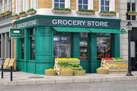Grocery Store Exterior Design